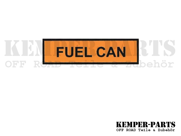 M151 Sticker - Fuel Can | Sticker / Labeling / Type Plates | FORD MUTT ...